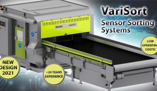 The VariSort sensor sorter in a new design | Sicon GmbH